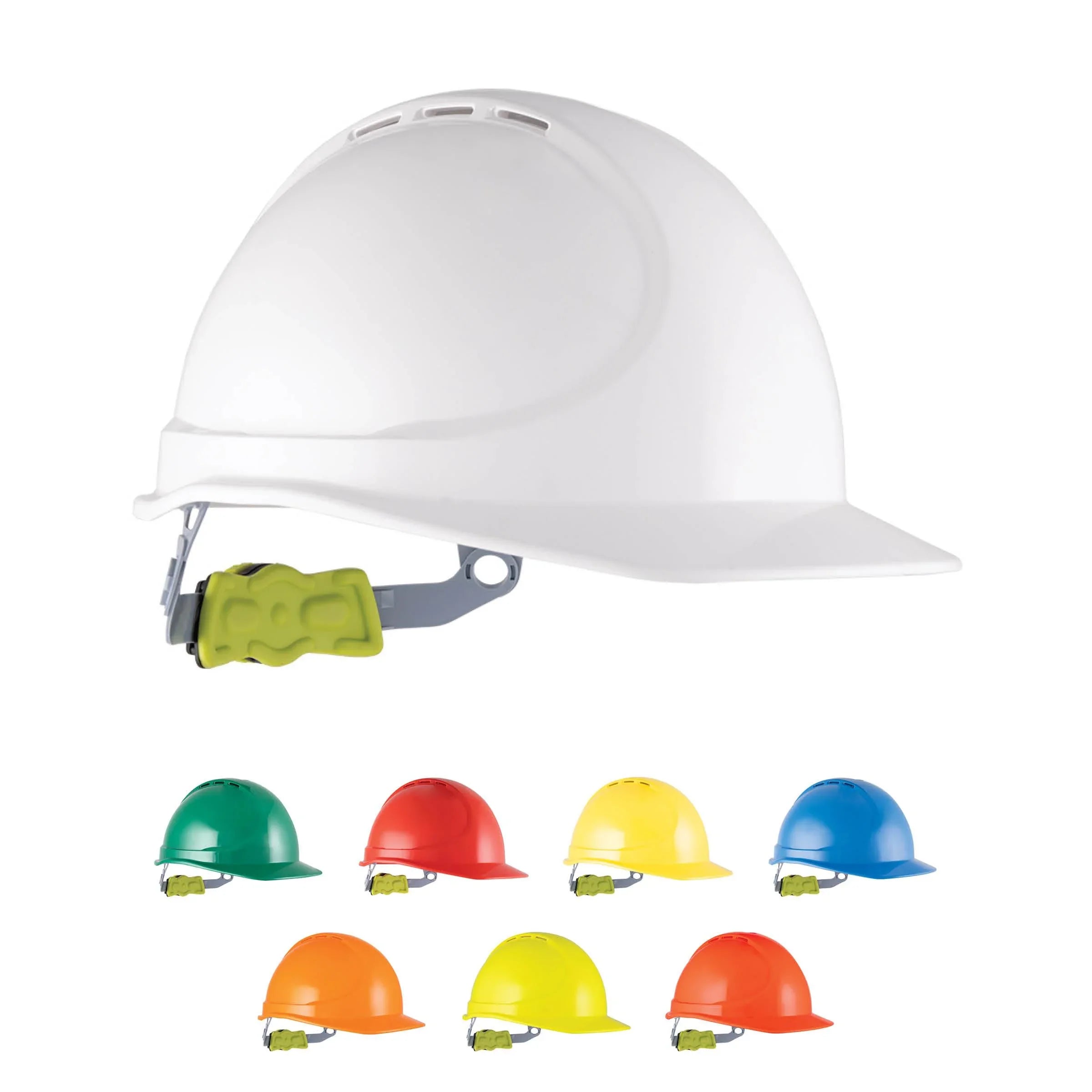 GTE1 Essential Type 1 ABS Hard Hats With Ratchet Harness - Vented ...