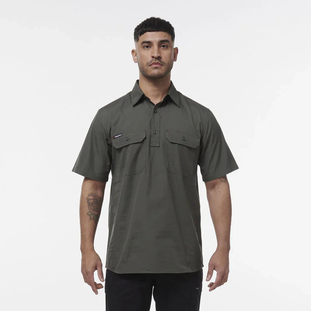 WORKCOOL VENTED CLOSED FRONT SHIRT SHORT SLEEVE – Worklocker Australia