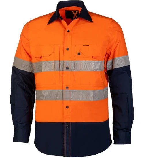 Ritemate RMX Flex Fit Utility Shirts, Two Tone, Reflective – Worklocker ...